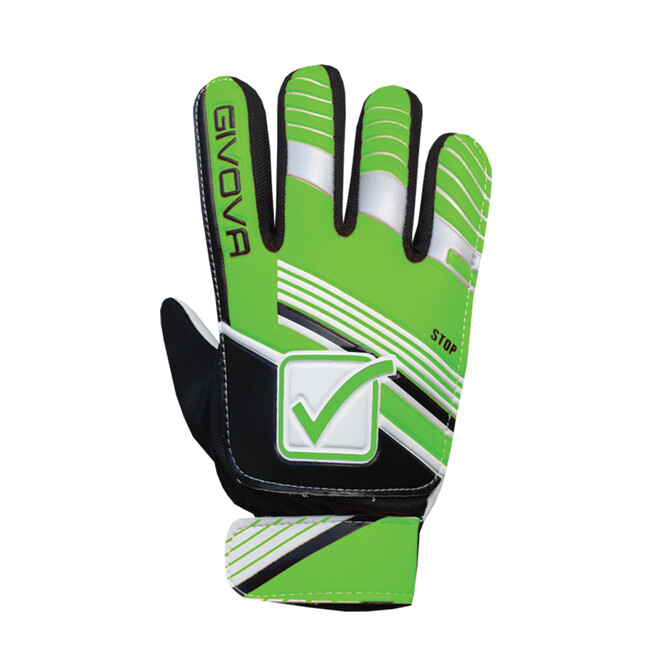 GUANTO STOP portiere VERDE FLUO/NERO Tg. 8