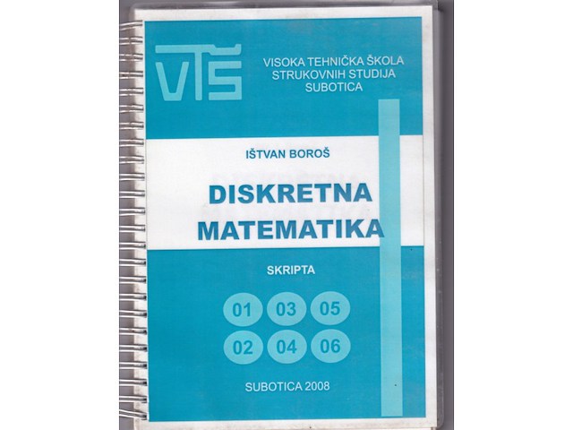 DISKRETNA MATEMATIKA IŠTVAN BOROŠ SKRIPTA