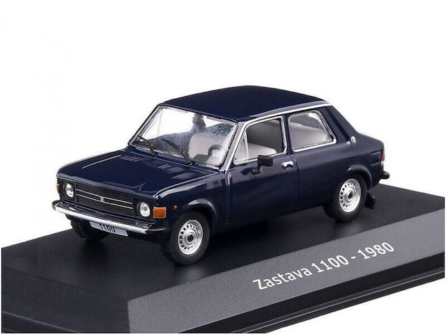 1:43 Zastava 1100 Mediteran 1980 8x3 cm