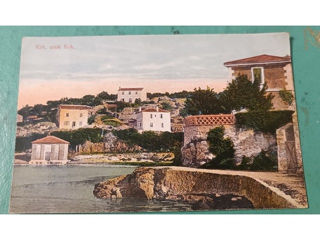 Razglednica otok Krk...1924