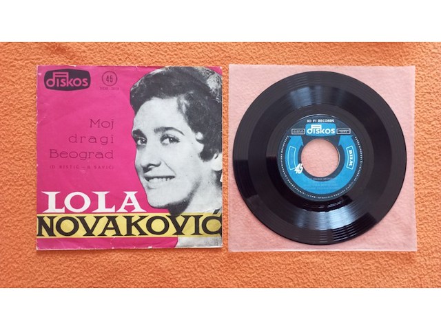 LOLA NOVAKOVIĆ - Moj Dragi Beograd (singl) blue label