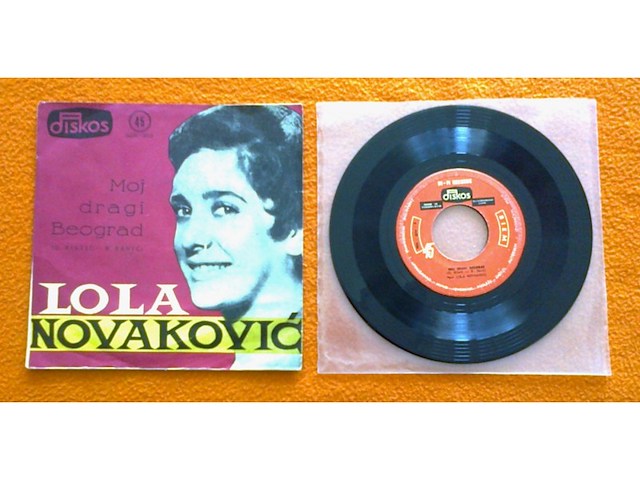 LOLA NOVAKOVIĆ - Moj Dragi Beograd (singl) red label