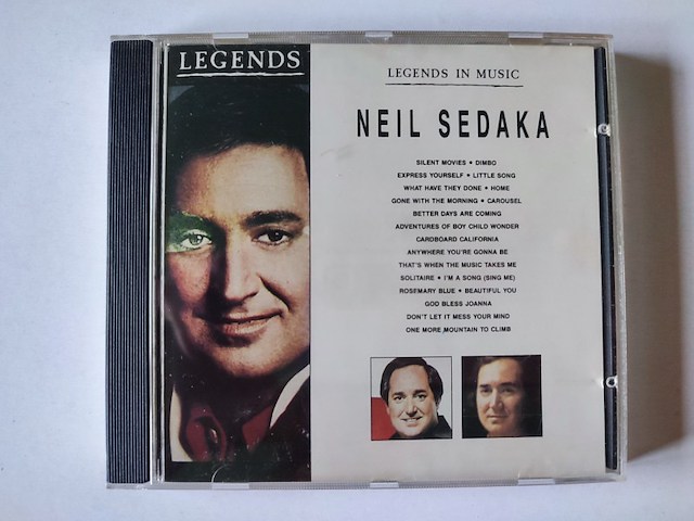 Neil Sedaka ‎– Legends In Music - Neil Sedaka *