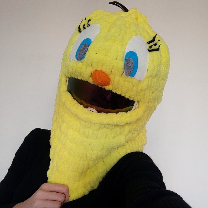 Tweety Ski kapa Ski fantomka Ski balaclava