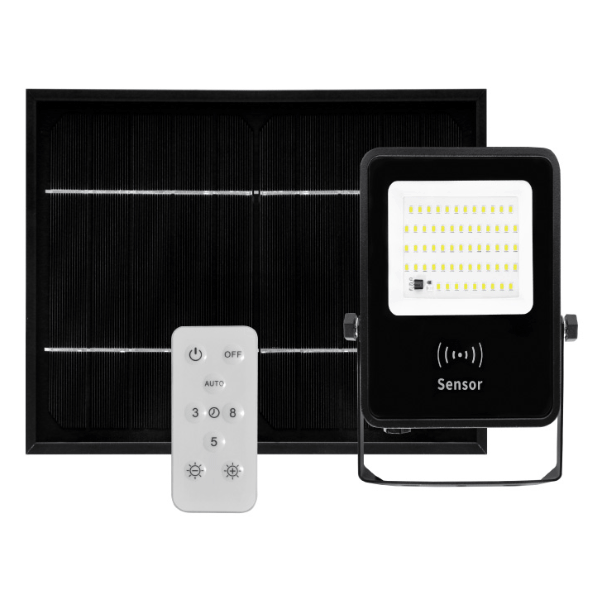 Solarni LED reflektor sa senzorom pokreta Prosto LRFS-T02S-30