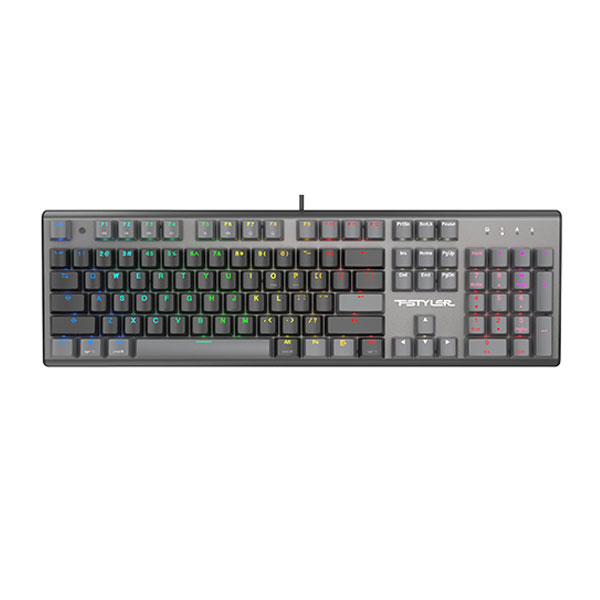 Tastatura FS100 FStyler USB Neon mehanička US A4 Tech TAS01352