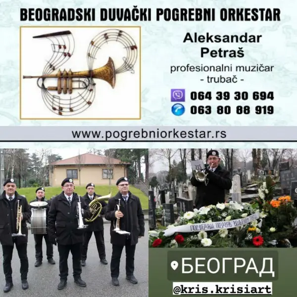 Muzika pogrebni orkestar trubači za sahranu