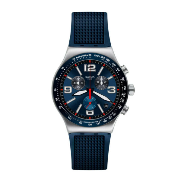 Swatch YVS454 Blue Grid