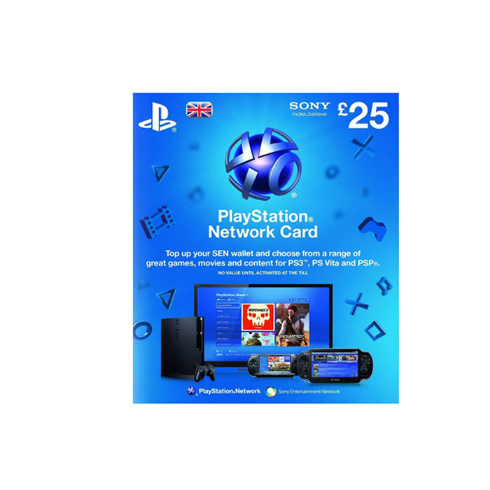 Oprema za konzole SONY PlayStation Network PSN Card L25 - za UK nalog Prepaid kartice, PlayStation