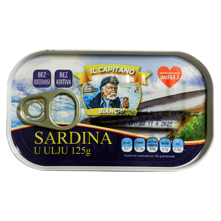 IL Capitano sardine u ulju 125g