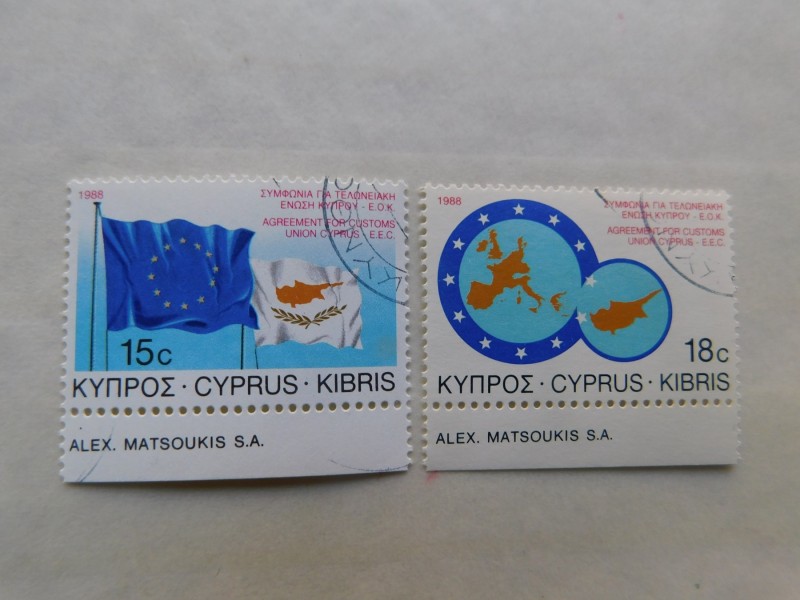 CYPRUS 1988 KOMPLET SERIJA