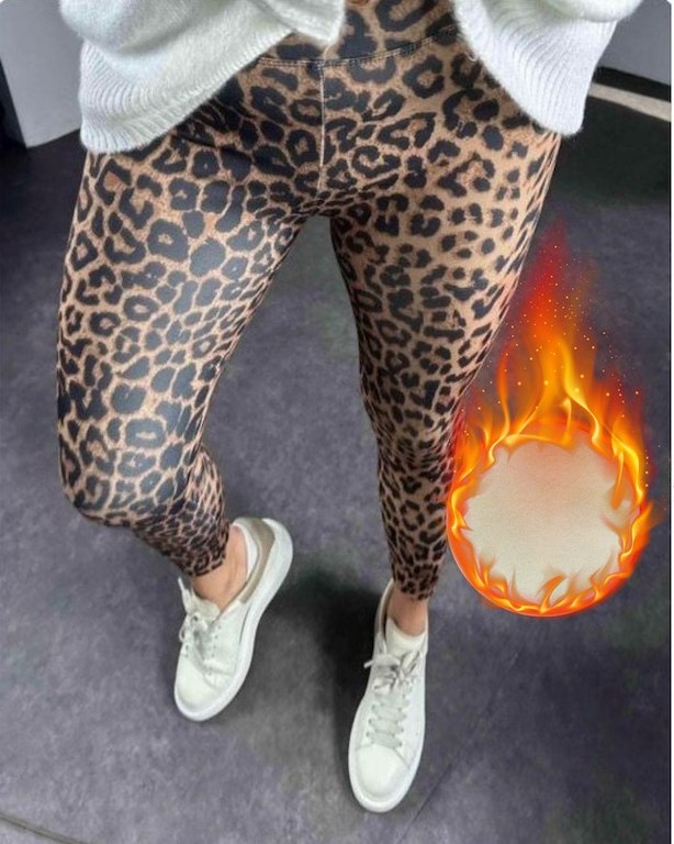 Termo Helanke sa Leopard Printom