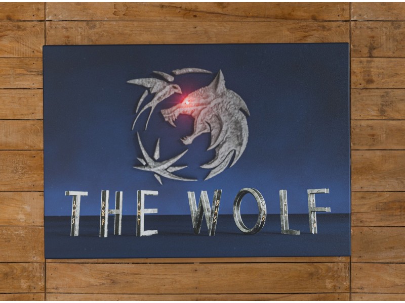 THE WOLF SLIKA - Autorski 3D Rad - Na Platnu!