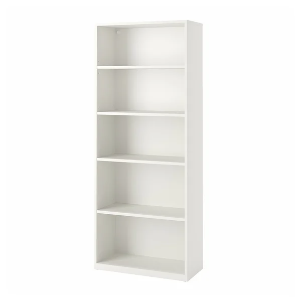 Biblioteka, prljavobela, 81x37x201 cm