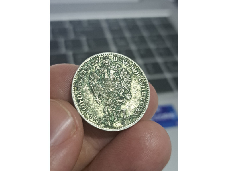 1/4 Florina 1859 B - srebro