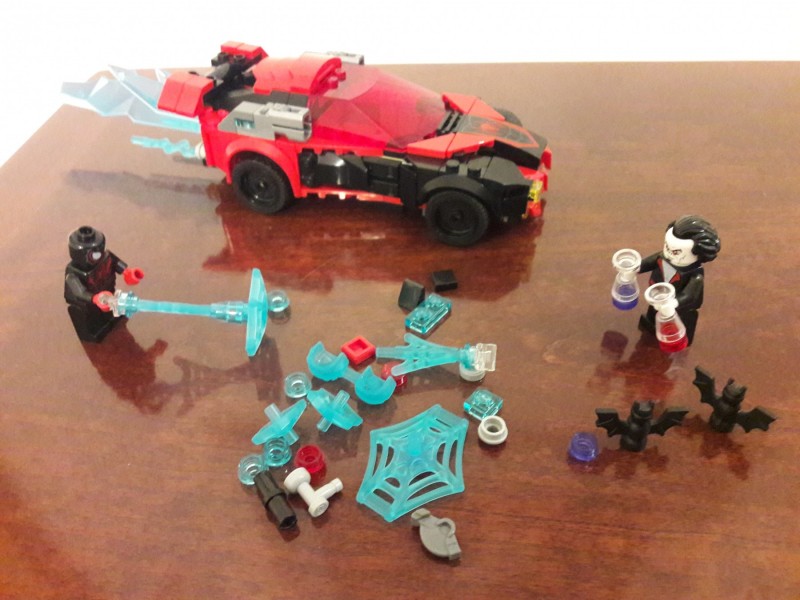 Lego set 76244 Marvel Miles Morales Vs Morbius