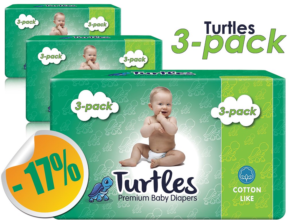 Turtles 3-pack