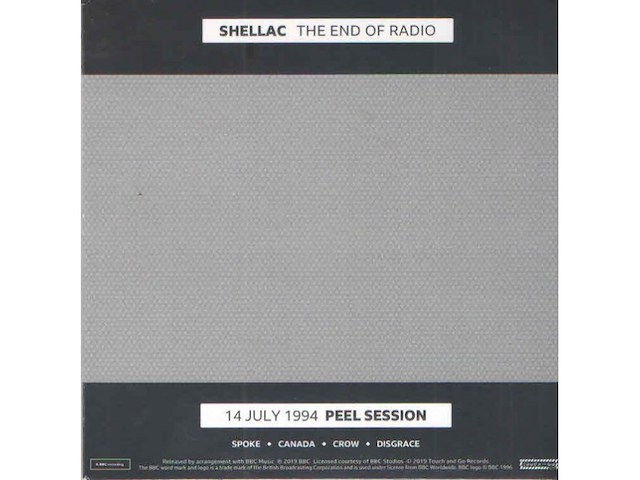 Shellac ‎– The End Of Radio 2LP CD