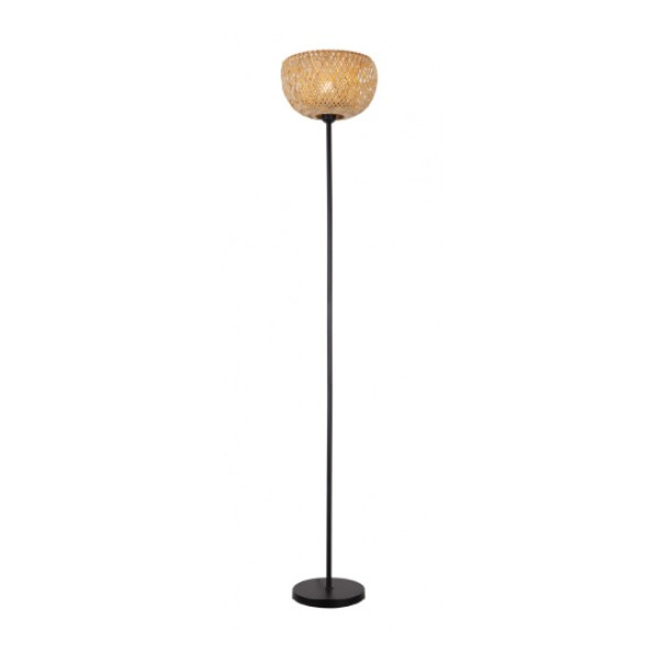 Podna lampa 1xE27 M52 crna + bež