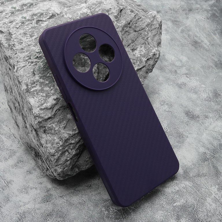 Zastitna silikonska maska (futrola) CARBON LIGHT - Xiaomi Redmi 14C ljubicasta (MS)