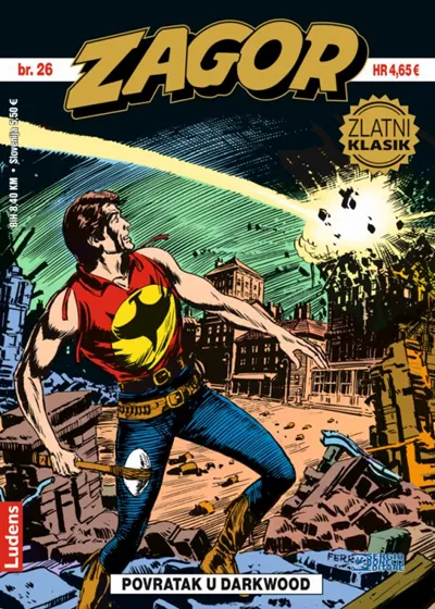 Ludens Zagor zlatni klasik 26 korica A - Povratak u Darkwood