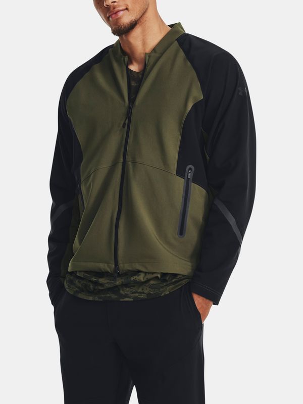 UNDER ARMOUR T-SHIRT UA UNSTOPPABLE BOMBER-GRN - MEN