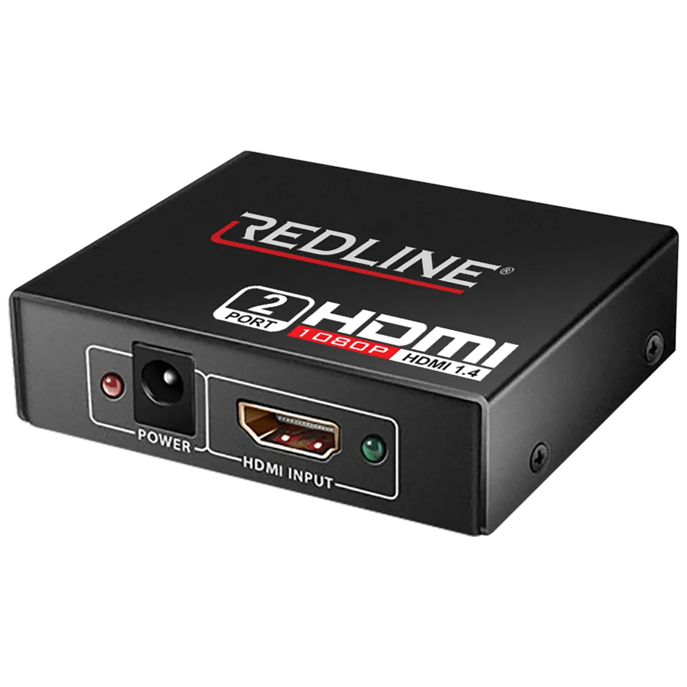 REDLINE Razdelnik HDMI 1 ulaz - 2 izlaza crni