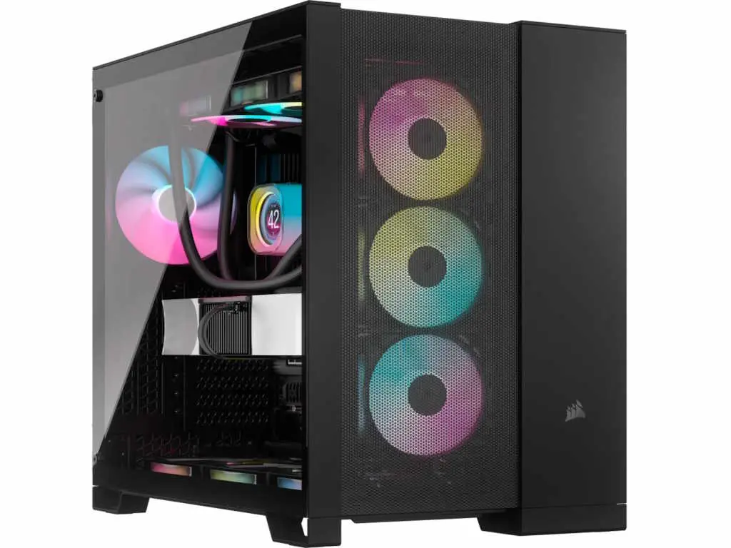 CORSAIR kuciste 6500D AIRFLOW Mid-Tower/ATX/kaljeno staklo/bez napajanja/crna