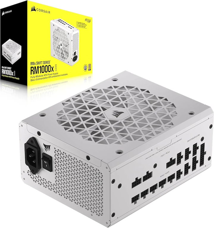 CORSAIR napajanje SHIFT RM1000x 1000W/modularno/ATX/80+Gold/bela