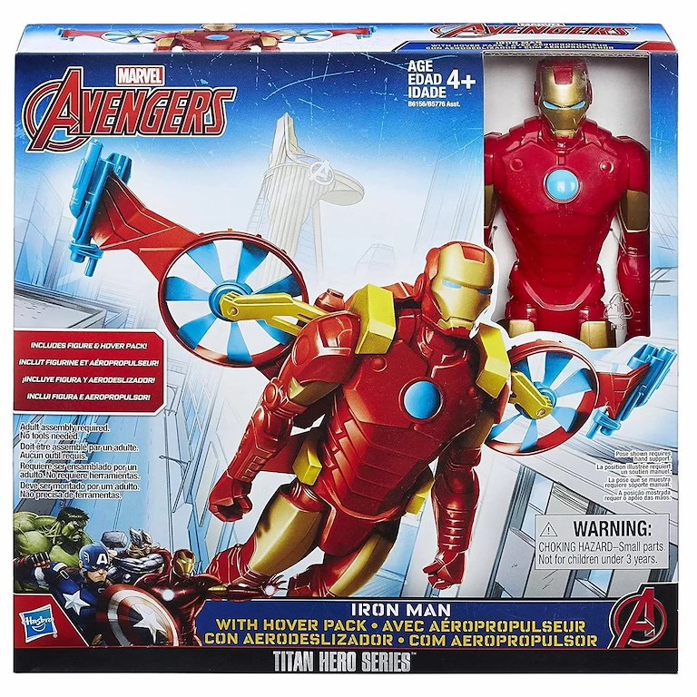 AVENGERS TITAN HERO IRON MAN HOVER PACK