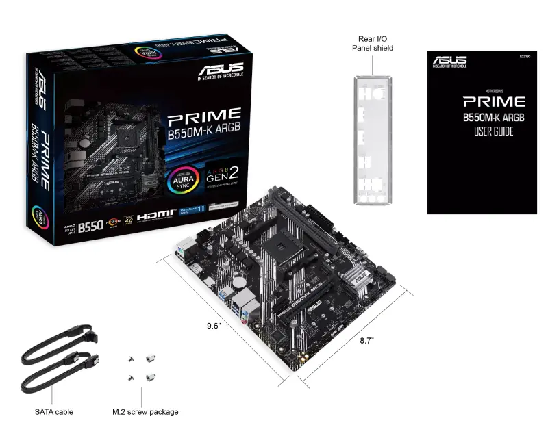 ASUS PRIME B550M-K ARGB matična ploča