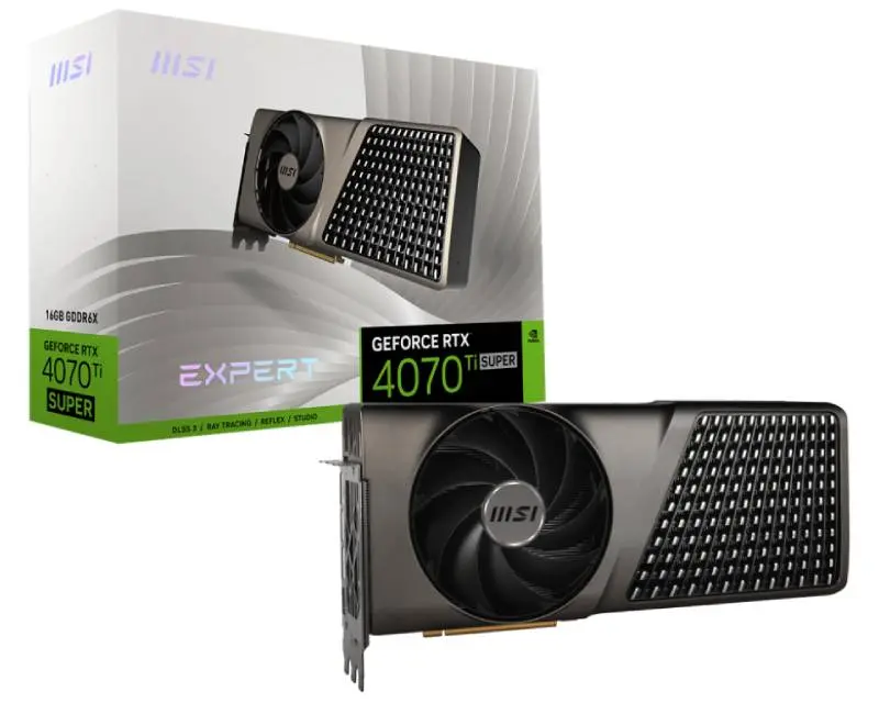 MSI nVidia GeForce RTX 4070 Ti 16GB 256bit RTX 4070 Ti SUPER 16G EXPERT grafička karta