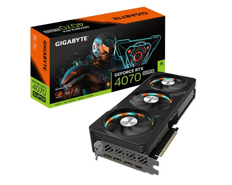 GIGABYTE nVidia GeForce RTX 4070 SUPER 12GB 192bit GV-N407SGAMING OC-12GD grafička karta