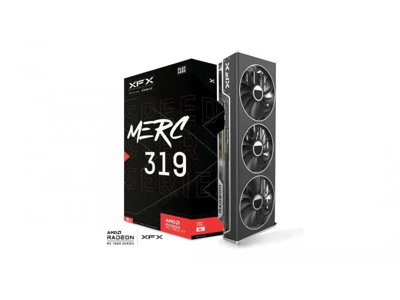 XFX AMD RX-7800XT Grafička kartica, 16GB, GDDR6, MERC319 256 bit 3xDP/HDMI