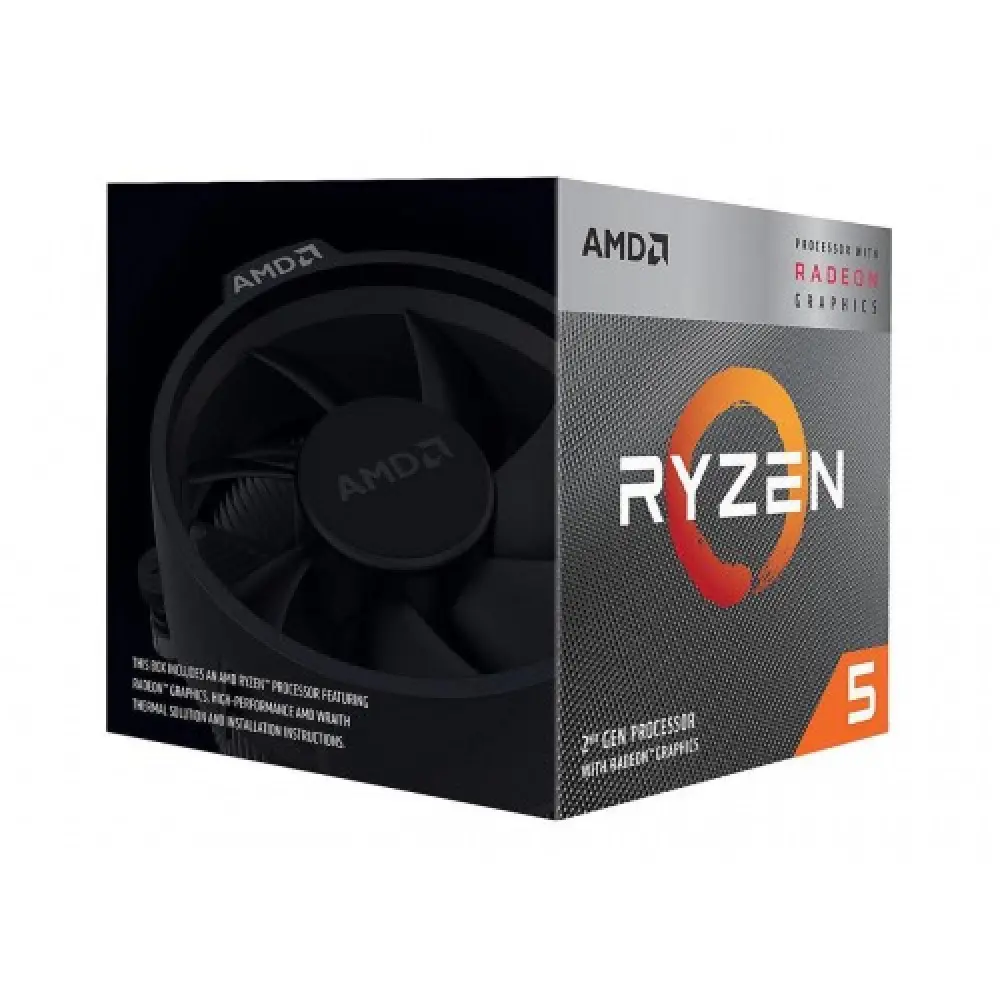 AMD Procesor AM4 Ryzen 5 3400G 3.7 GHz