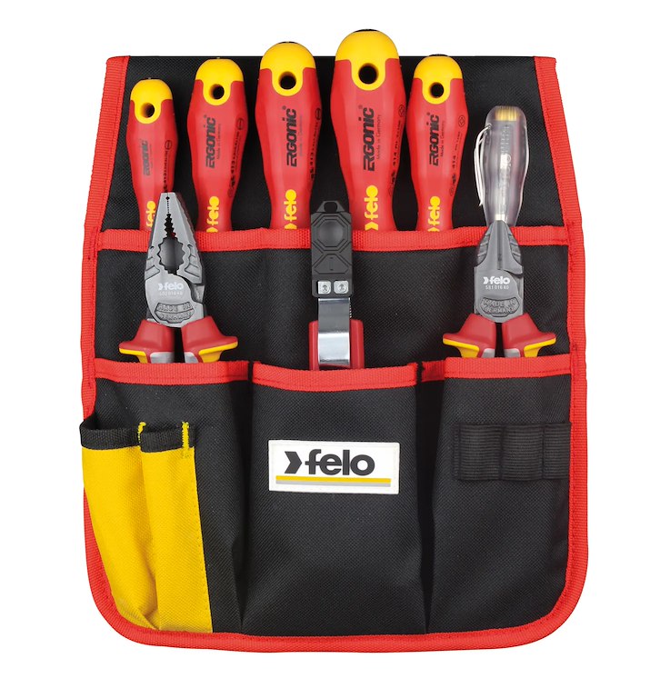 FELO Set alata Ergonic VDE SL/PH 41399504 9 kom u torbi za pojas