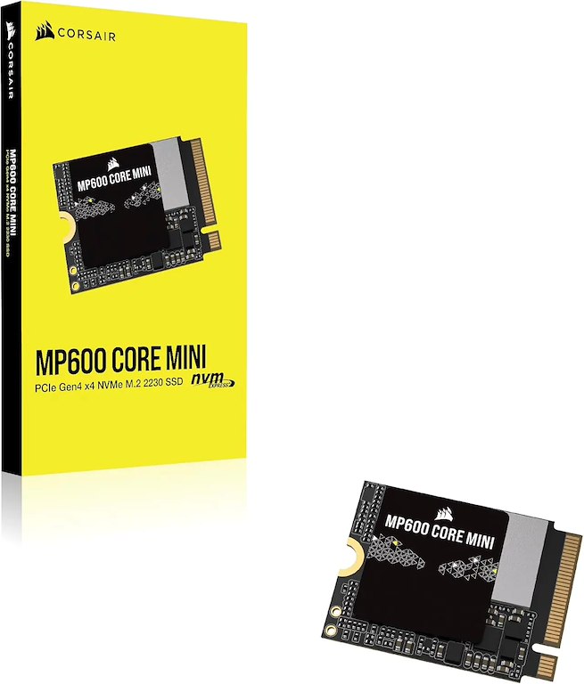 Corsair SSD MP600 CORE MINI 2TB/M.2/NVMe/crna