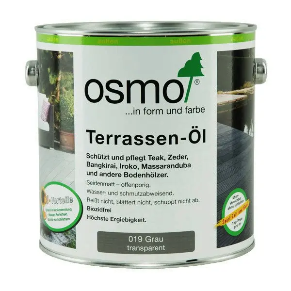 OSMO Ulje za terasu, Sivo, 0.75l, 019