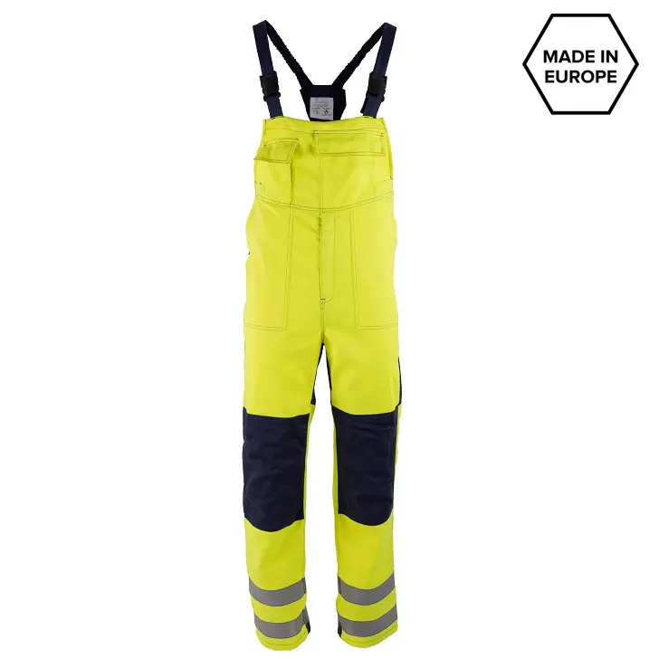 LACUNA Zaštitne radne farmer pantalone MERU 2 Hi-viz