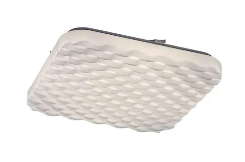 Rabalux Plafonjera Eldrick2, LED 24W, 33x33cm, Bela