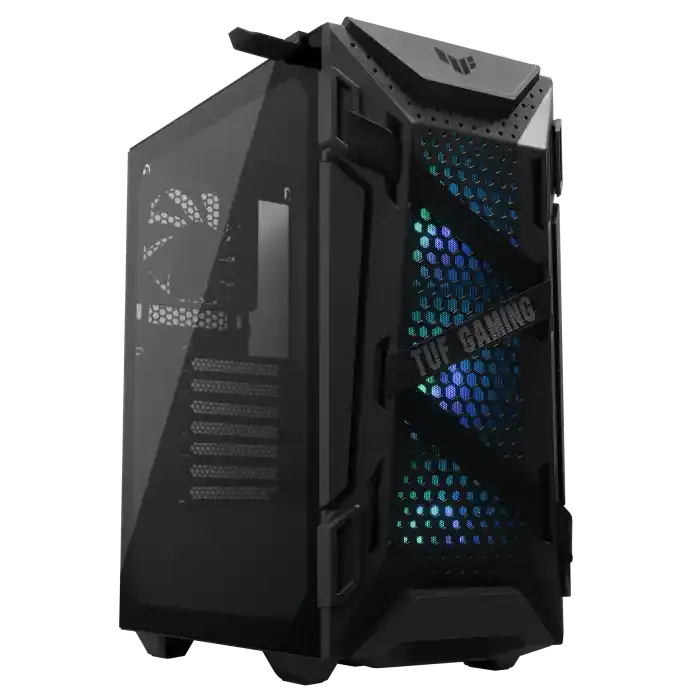 ZEUS Gaming Desktop računar, i5-14400F, 16Gb DDR4, M.2 1TB SSD, RTX3060 12Gb, Asus 750W, Crni