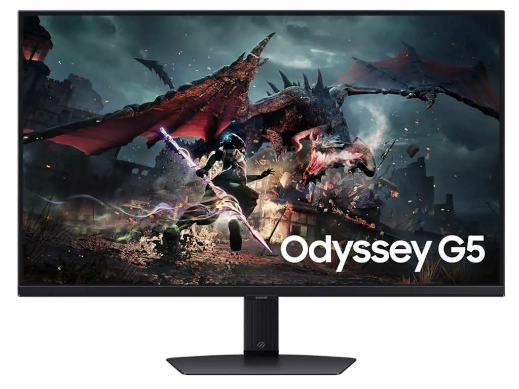 SAMSUNG gejmerski monitor LS32DG500EUXEN 32"/IPS/2560x1440/180Hz/1ms GtG/HDMI,DP/Pivot/Freesync/VESA/Crna