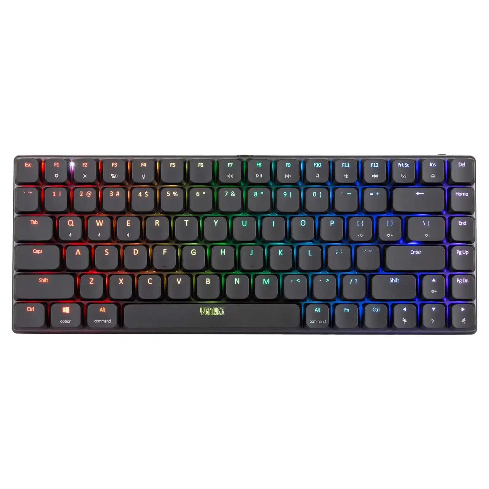 Yenkee YKB 3700US Bežična mehanička tastatura, RGB, USB C, Crna