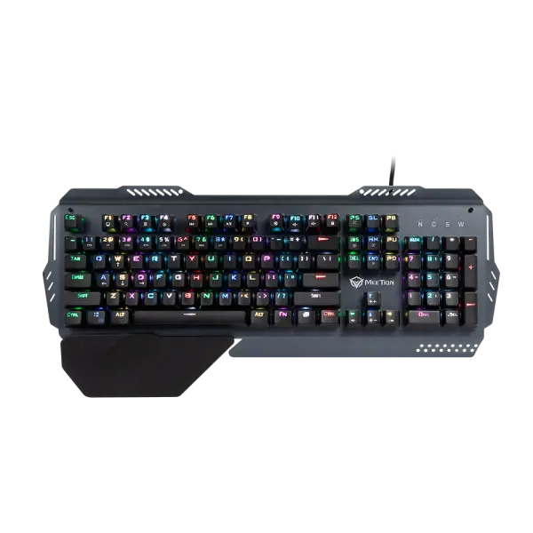 Meetion MK20 Mehanička metalna tastatura, RGB, Antracit