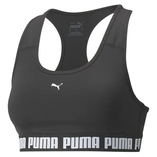 PUMA Ženski top MID IMPACT STRONG crni