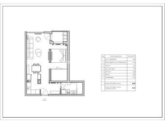 Zamena-Stan 44,5m2-Lux sa stvarima i Garažom-Zvezdara Aviv za veći 50-55m2 sa Garažom uz doplatu