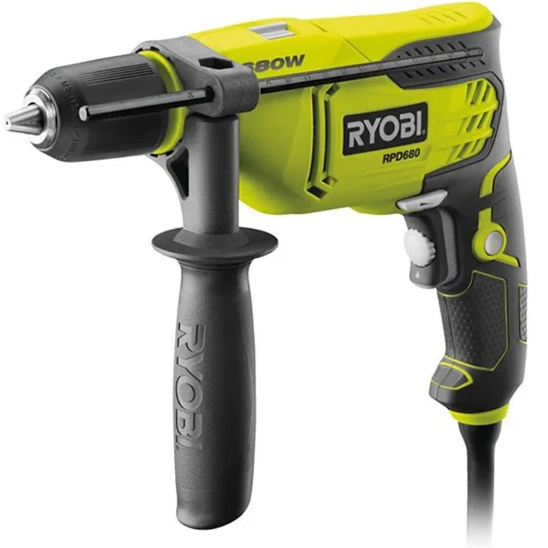 Ryobi – Električna udarna bušilica 680W RPD680-K – 5133002016