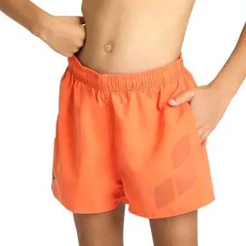 ARENA Šorts za plivanje za dečake BEACH SHORT LOGO R narandžaste