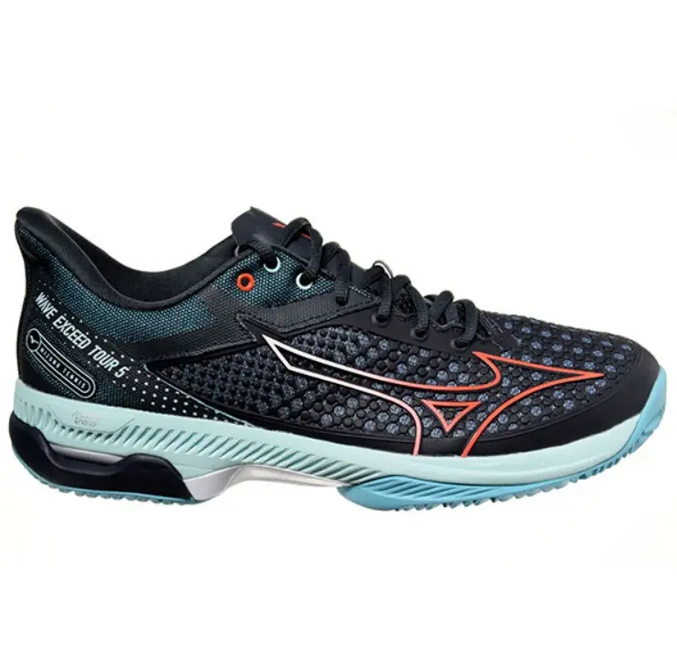 MIZUNO Muške patike za tenis WAVE EXCEED TOUR 5 CC crno-plave