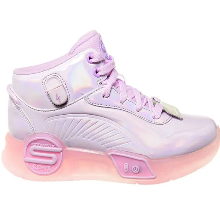 SKECHERS Patike za devojčice S-LIGHTS REMIX roze-ljubičaste